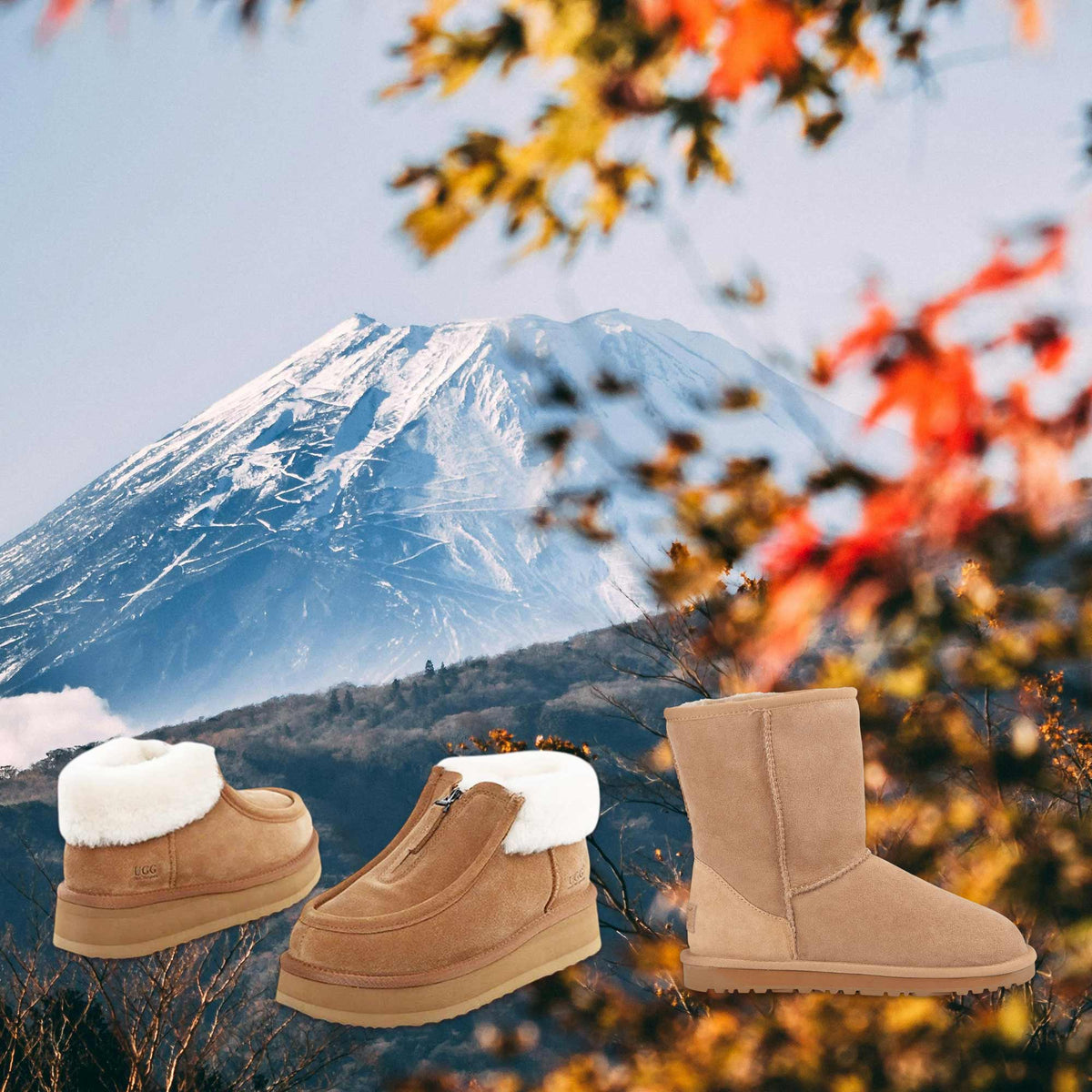 Exploring Mount Fuji: Comfort and Style with UGG Boots – UGG Originals
