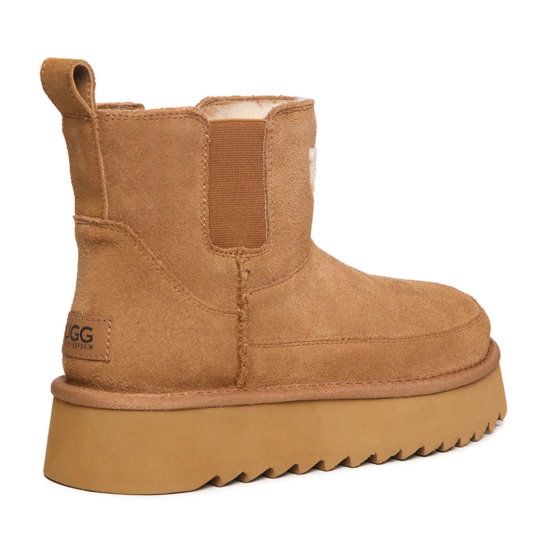 Buy UGG Platinum Tassie Platform Slippers - Australian Made UGG Slippers
