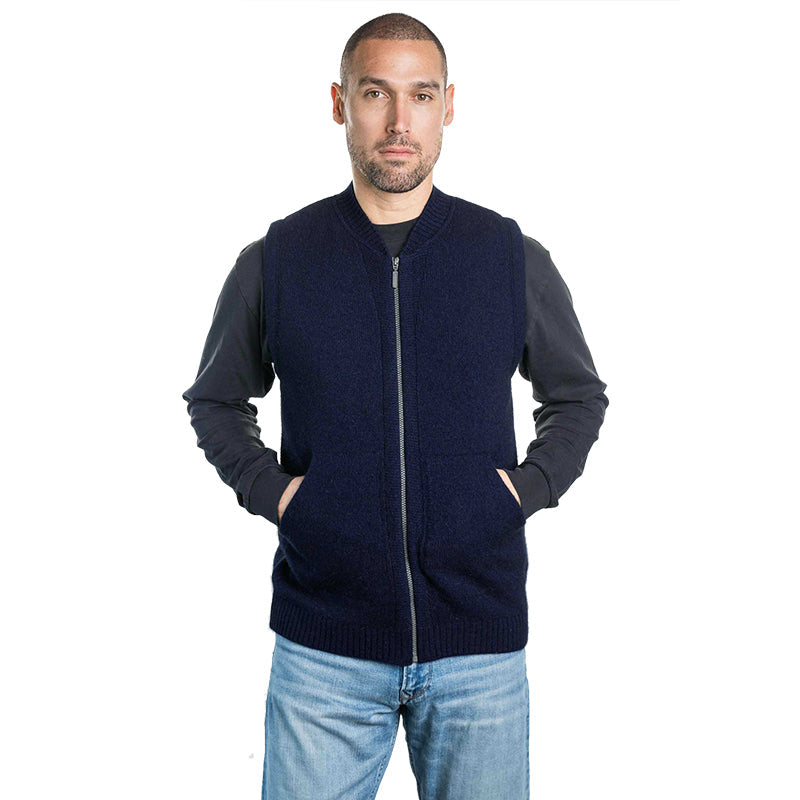 Premium Possum and Merino Wool Crew Neck Vest
