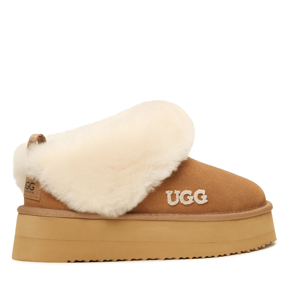 Fluffy Platform Ugg Slippers | Platform House Slippers