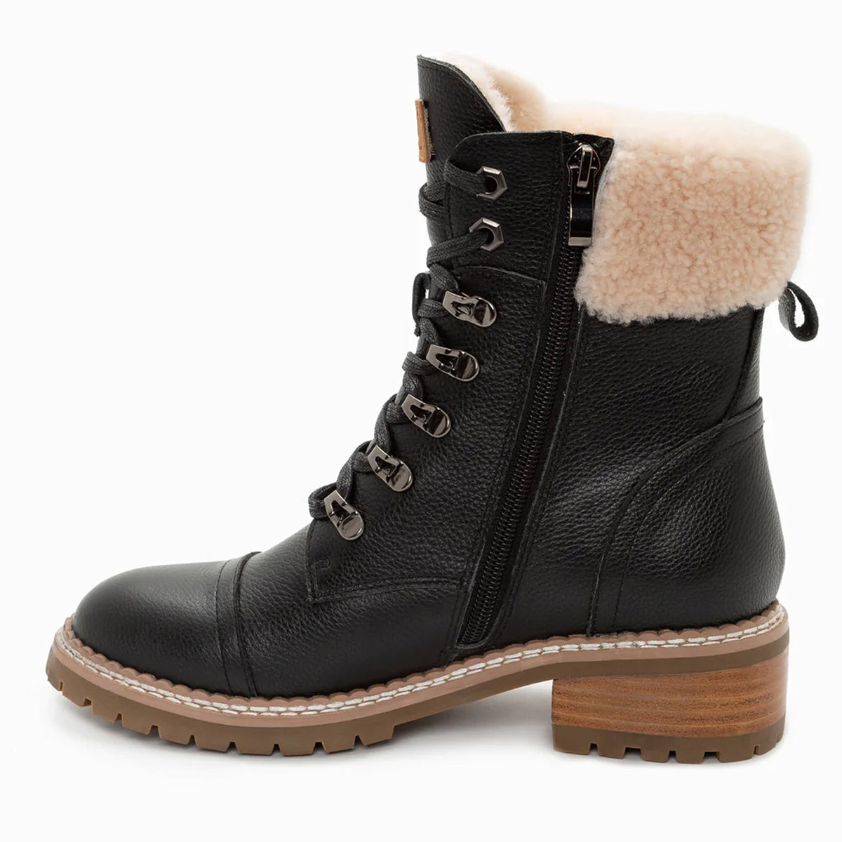 UGG Lyric Lace Up Leather Boots – UGG Originals