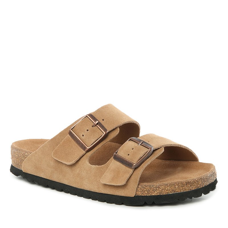 Buy UGG Platinum Buckle Leather Slides - Best UGG Leather Sliders for Women